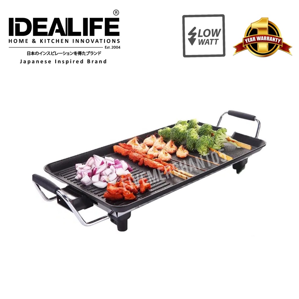 Jual Electric Grill IDEALIFE IL 116s Multigrill Elektrik BBQ Listrik ...