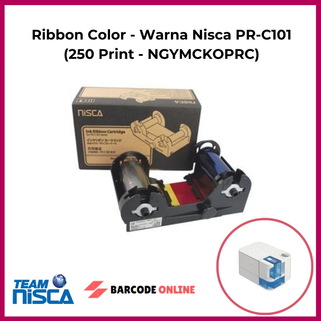 Jual RIBBON TINTA WARNA COLOR PRINTER NISCA PR-C101 NGYMCKOPRC | Shopee Indonesia