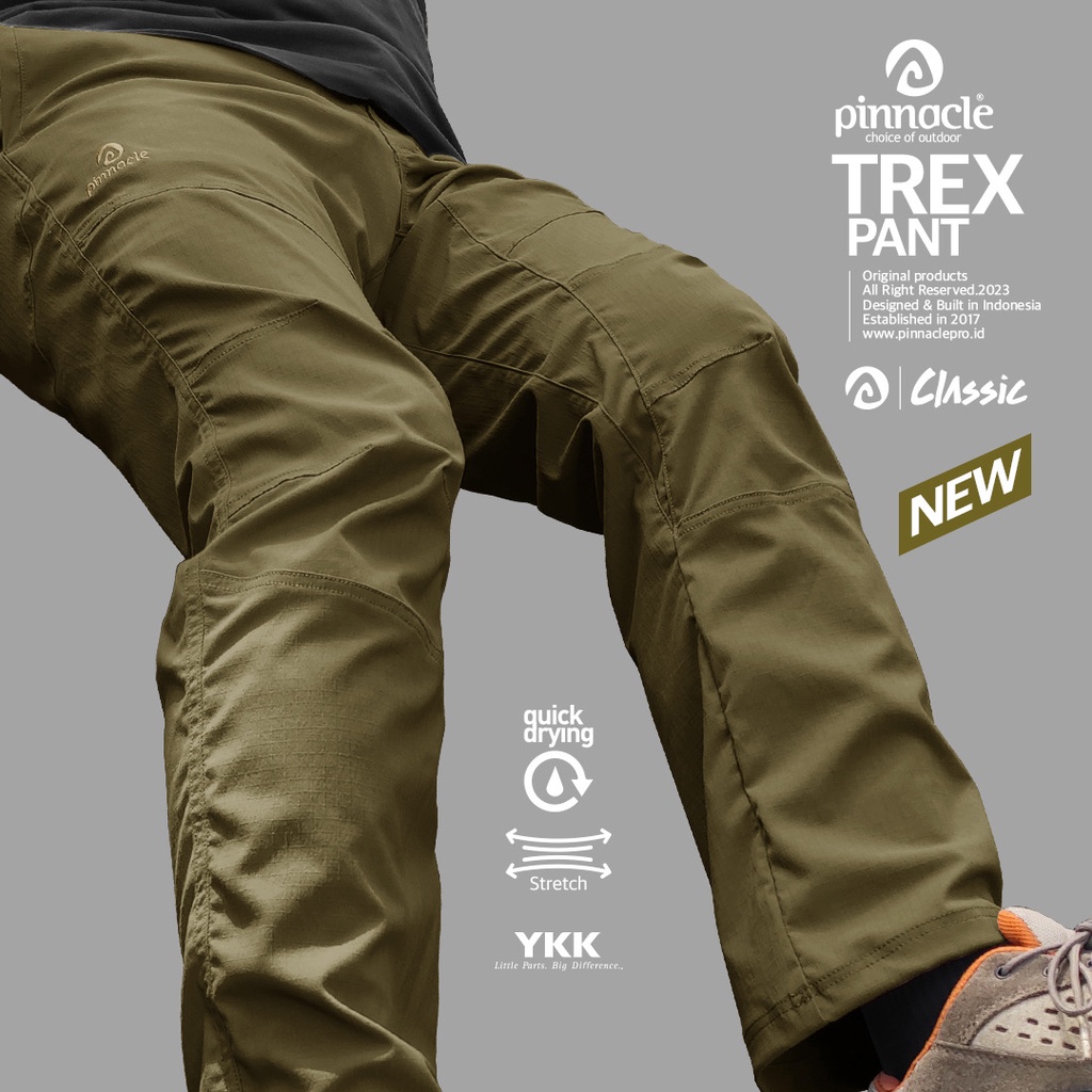 Jual Pinnacle Trex Pant - Dark Olive | Shopee Indonesia