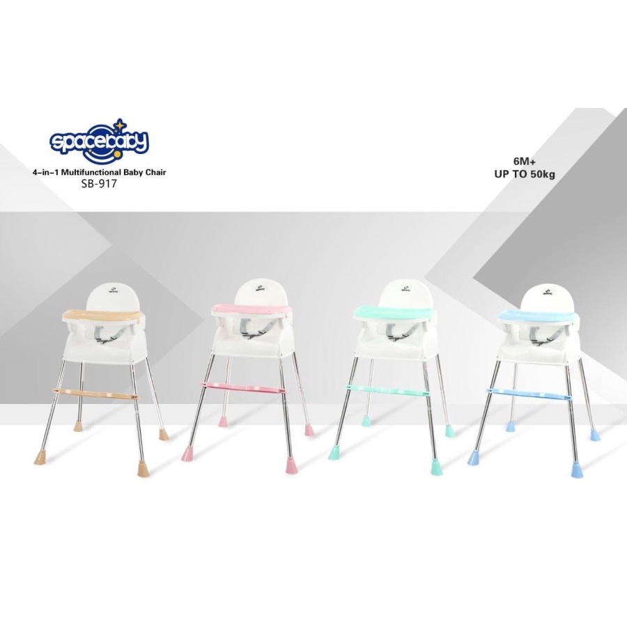 Jual (TERMURAH) Baby chair spacebaby 917 925 6 in 1 kursi makan bayi ...