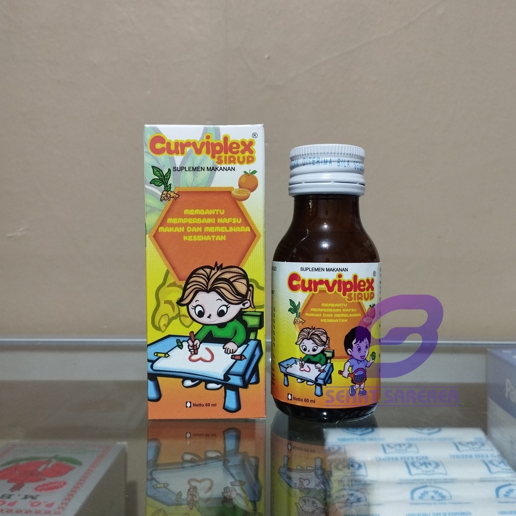 Jual Curviplex Sirup 60 ml Membantu meningkatkan nafsu makan | Shopee ...
