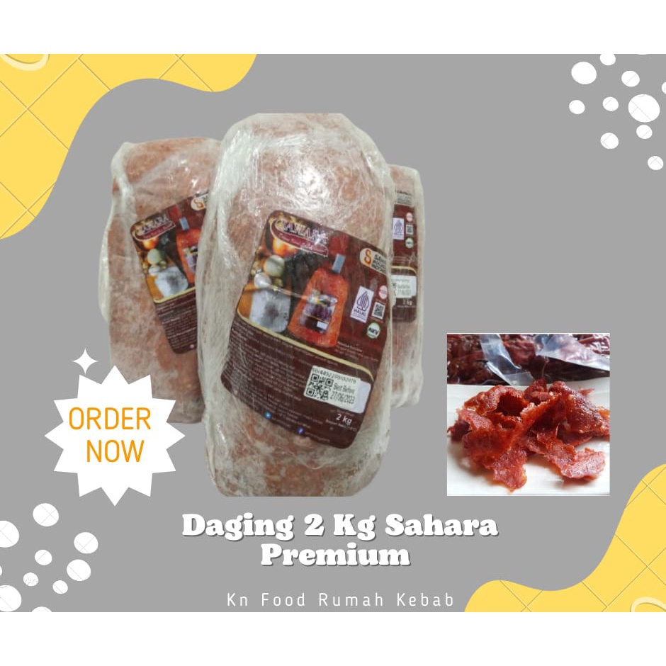 Jual Daging Kebab Sahara Tanpa Tiang 2 Kg Premium - Daging kebab sahara non tiang premium 2kg ...
