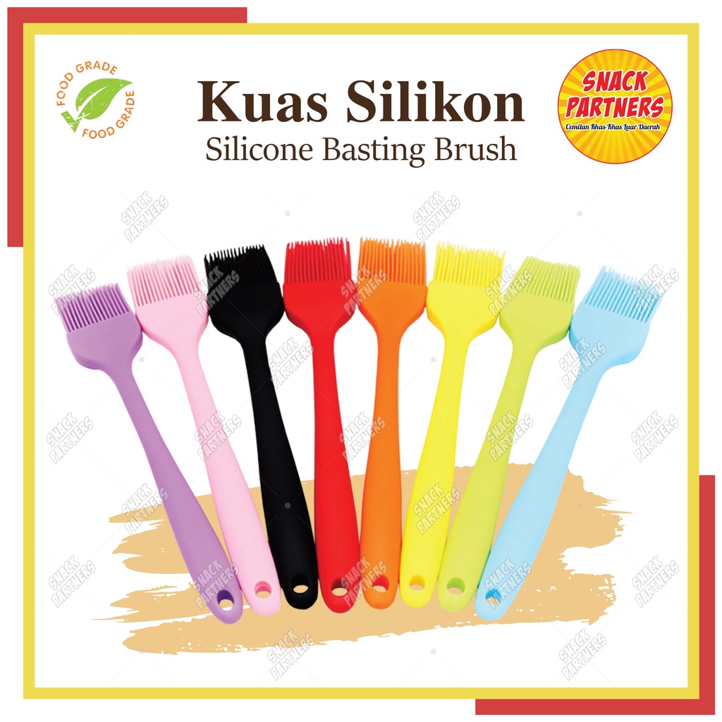 Jual KUAS FULL Silikon Food Grade / Silicone Brush Tahan Panas - Kuas ...