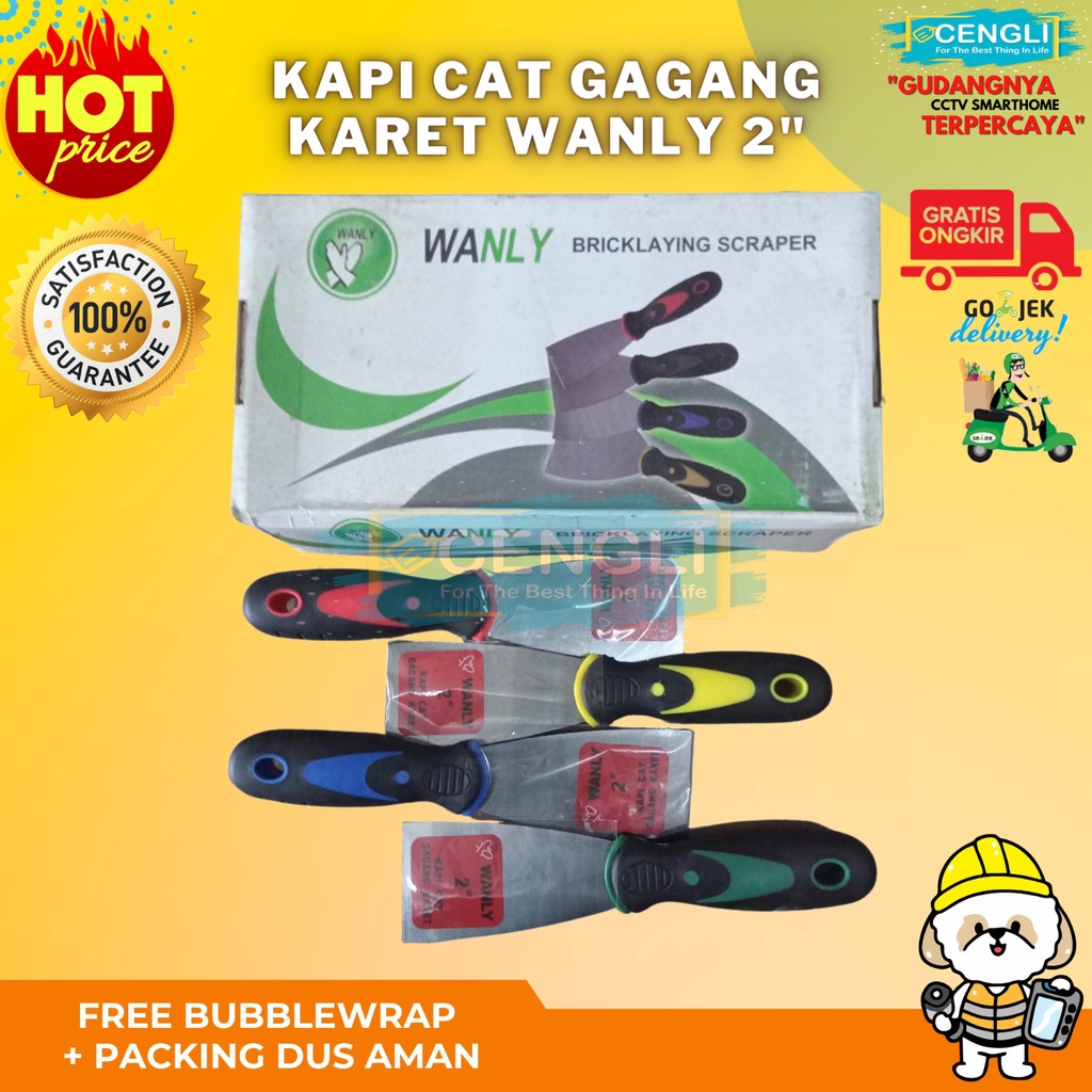 Jual KAPI CAT GAGANG KARET WANLY 2 INCH | Shopee Indonesia