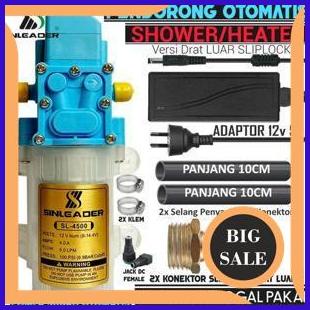 Jual sparepart Paket Pompa pendorong Shower Otomatis Slip lock Drat ...