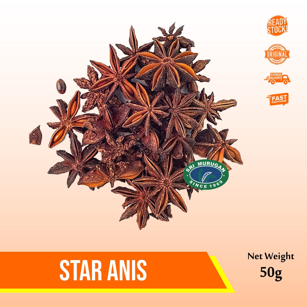 Jual STAR ANIS 50 GM | Shopee Indonesia