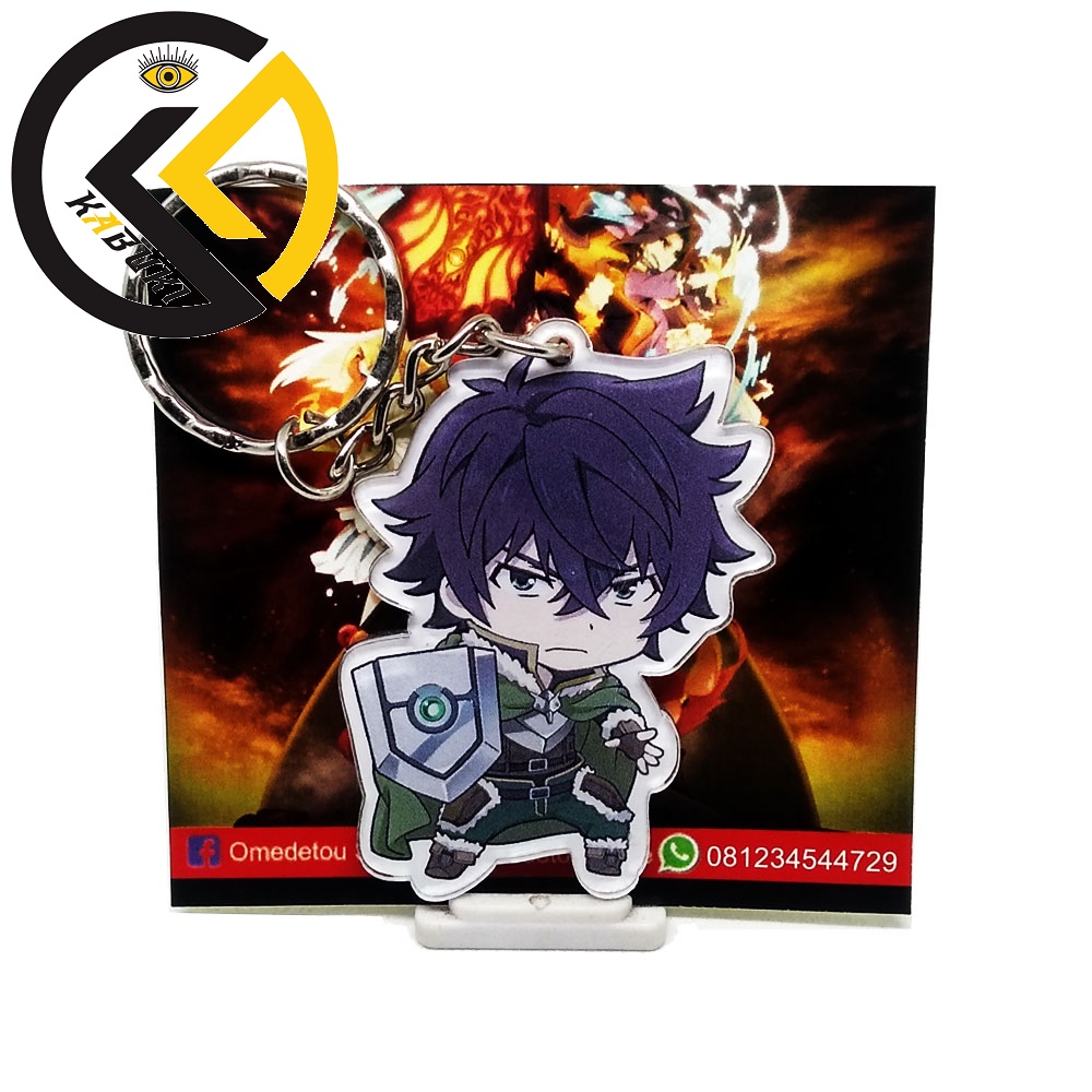 Jual KABUKI Key Chain Naofumi "Shield Hero" Iwatani - Anime The Rising ...