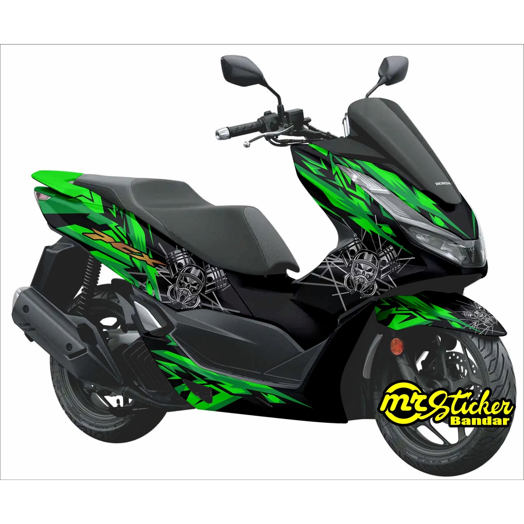 Jual Decal PCX Full Body Stiker PCX Full Body Full Blok Dekal PCX 150 ...