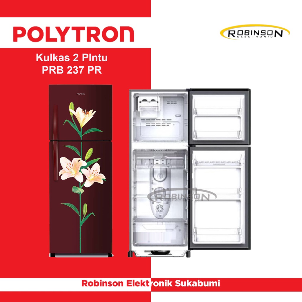 Jual Kulkas 2 PIntu Polytron PRB 237 PR | Shopee Indonesia