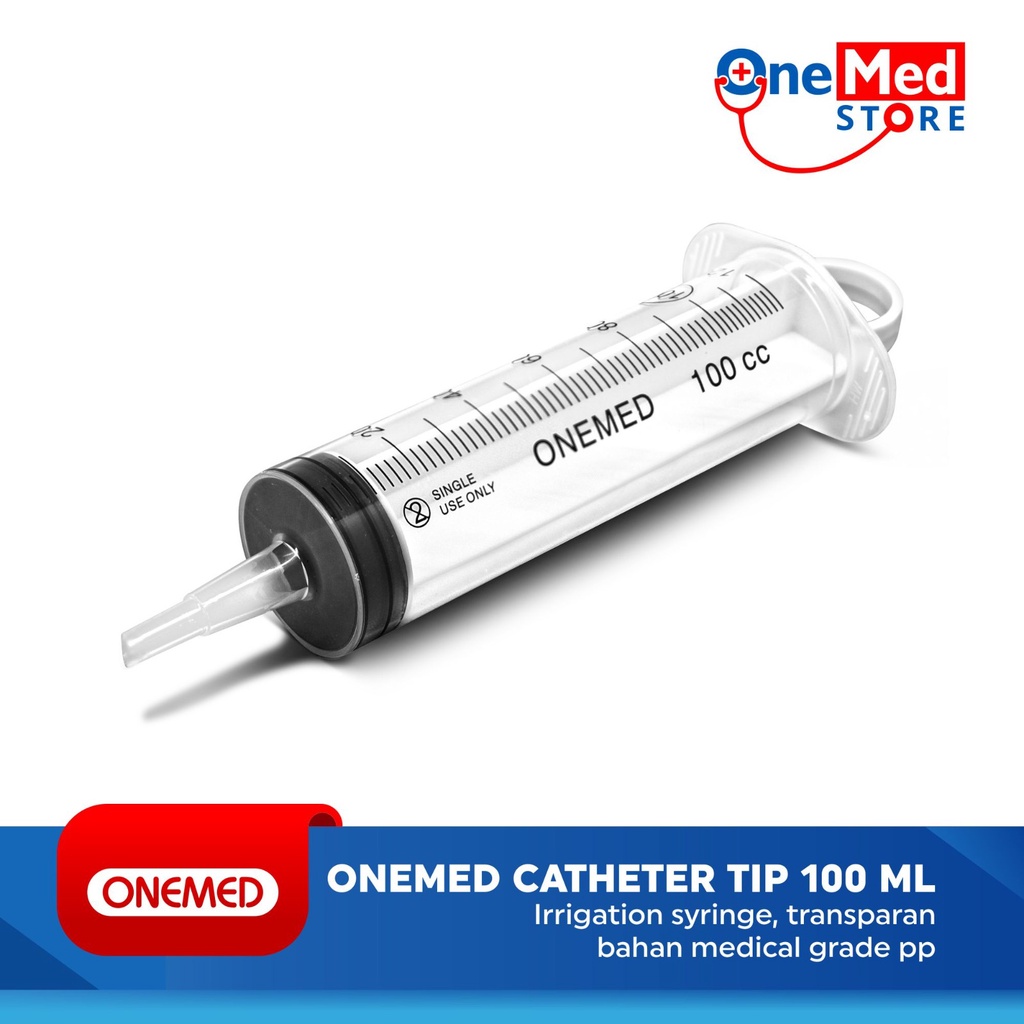 Jual Feeding Syringe 100cc Catheter Tip Onemed OJ2 | Shopee Indonesia