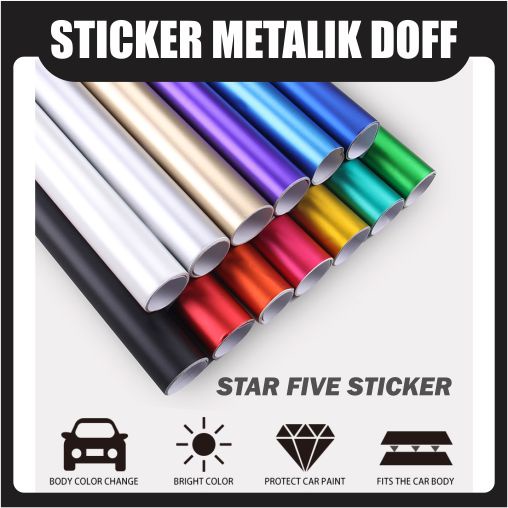 Jual Sticker Skotlet Motor Metalik Dop Doff | Shopee Indonesia