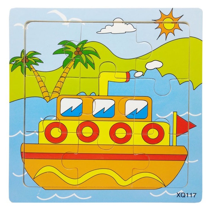 Jual Jigsaw Wooden Puzzle Kayu Dengan Background 9 Kepingan - 15 cm x ...