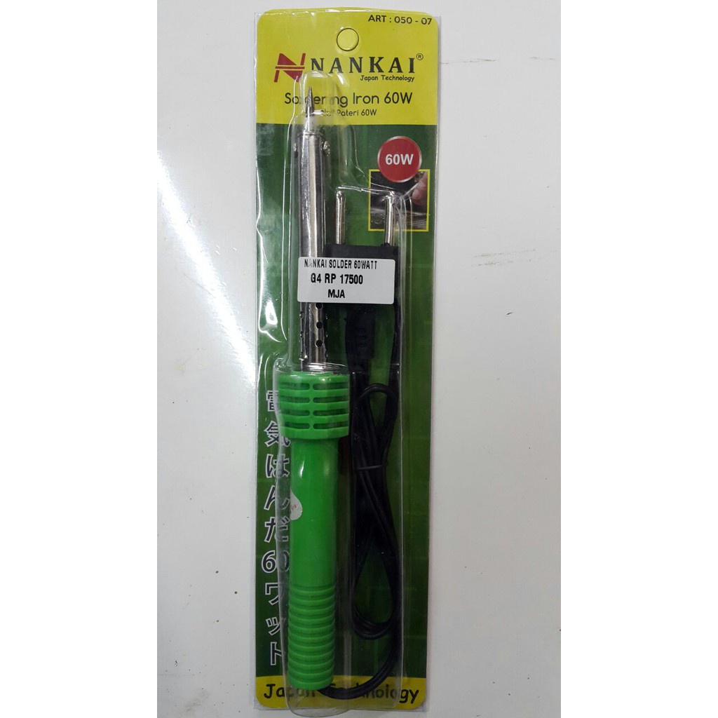 Jual Solder Listrik Alat Patri Solder Elektrik 60W Perkakas Tool NANKAI ...