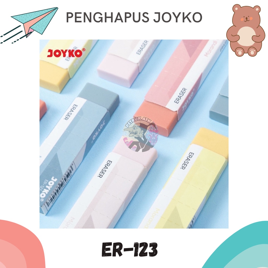 Jual [PCS] PENGHAPUS PENSIL JOYKO ER-123 MORANDI COLOUR | Shopee Indonesia