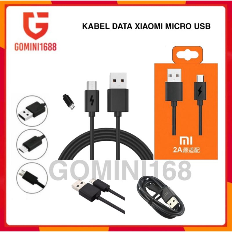 Jual Kabel Data Xiaomi Micro Usb 2A Fast Charging Cable | Shopee Indonesia