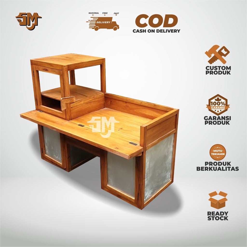 Jual Gerobak Jualan Keliling /gerobak motor / Grobak Cilok, Bakso, Mie Ayam, Pentol & Kopi ...