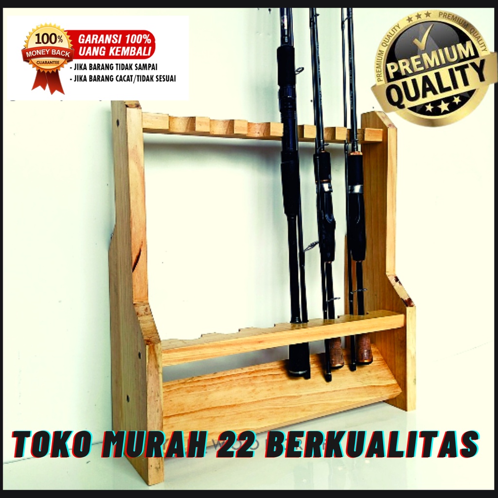 Jual Rak Joran Pancing isi Slot Bisa 6 7 8 10 TERMURAH Rod Holder ...