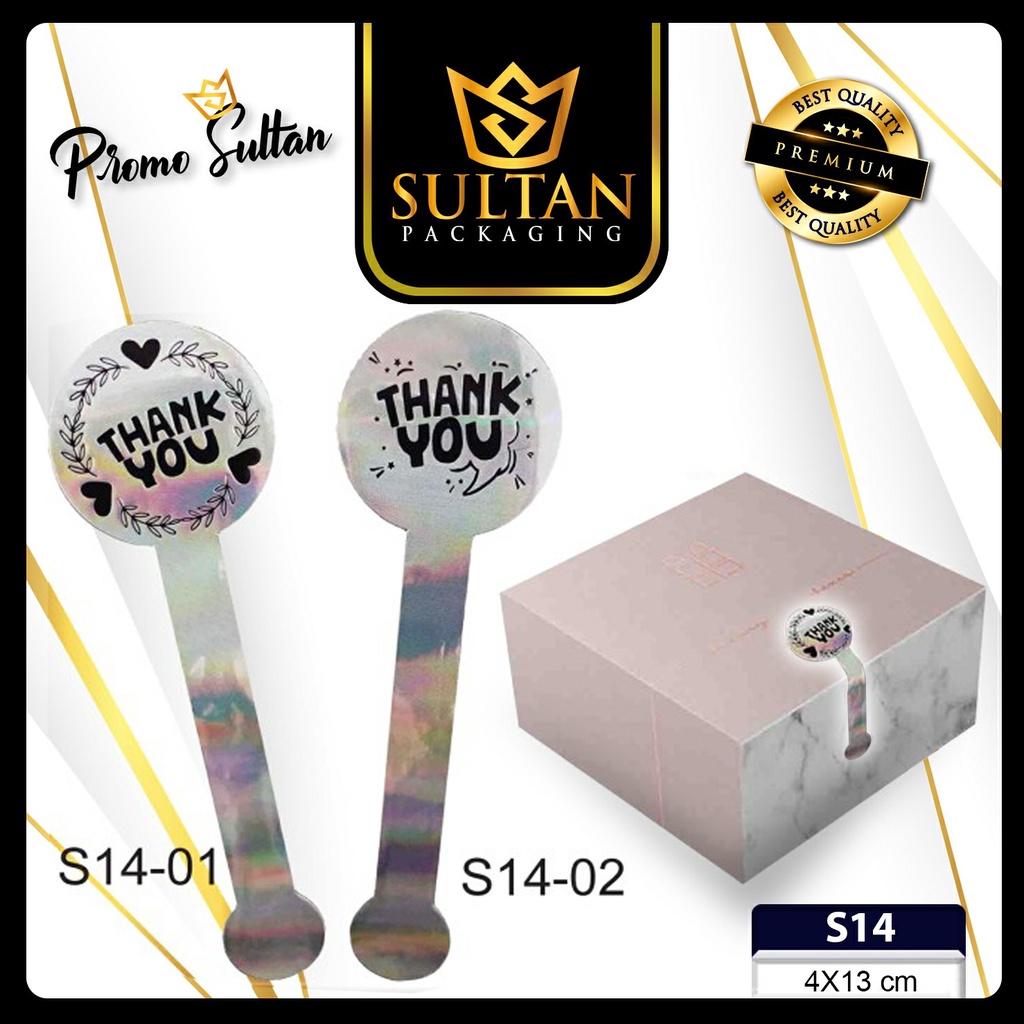 Jual Sticker - Label Sticker Thank You - Sticker Ucapan Terima Kasih ...
