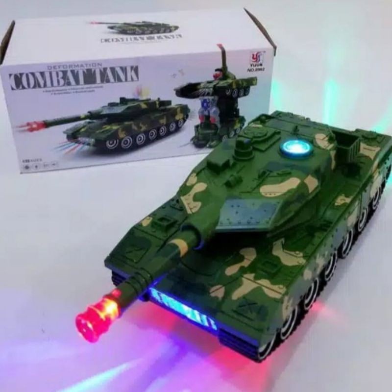 Jual Mobil Tank Robot Trasformer Deformation Military Combat Tank ...
