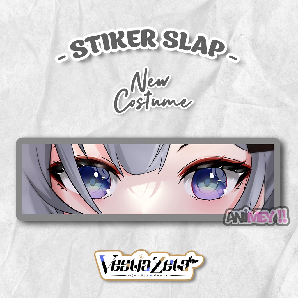 Jual Stiker Slap Vestia Zeta New Costume / Stiker Anime Sticker ...