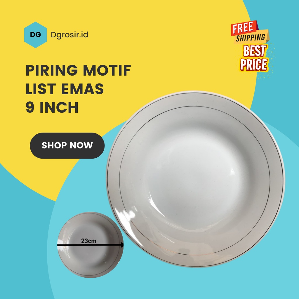 Jual PIRING MAKAN Sunbird 9 INCH / Piring Keramik / Piring Makan ...
