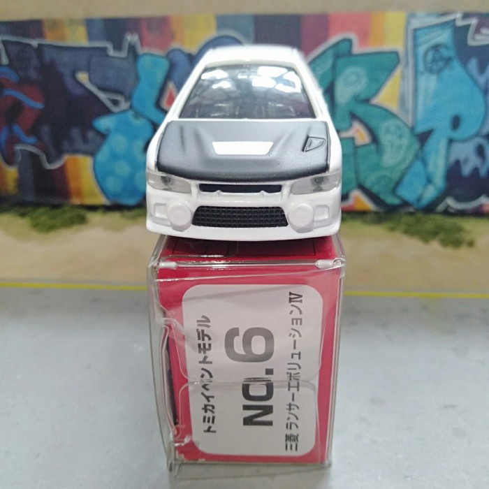 Jual DIECAST TOMICA EVENT MODEL MITSUBISHI LANCER EVO 4 WHITE SKALA 64 ...
