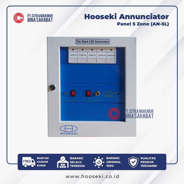 Jual HOOSEKI ANNUNCIATOR PANEL 5 ZONE (AN-5L) | Shopee Indonesia