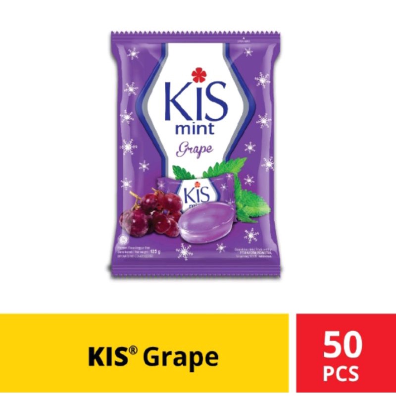 Jual Permen KIS Mint Zak Mix Aneka Rasa Grape, Cherry, Apple Peach ...
