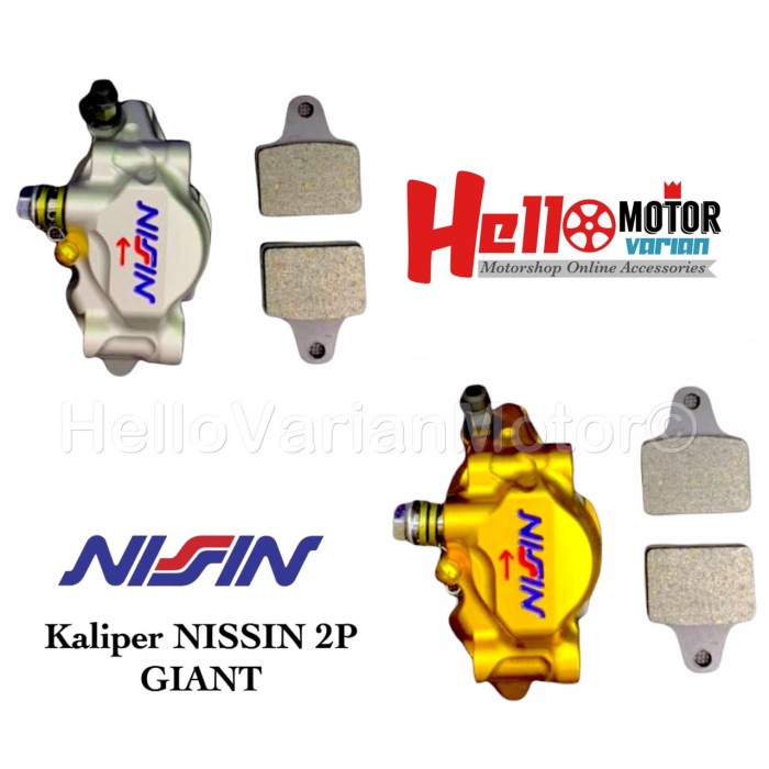 Jual Kaliper NISSIN 2 Piston Model GIANT | Shopee Indonesia