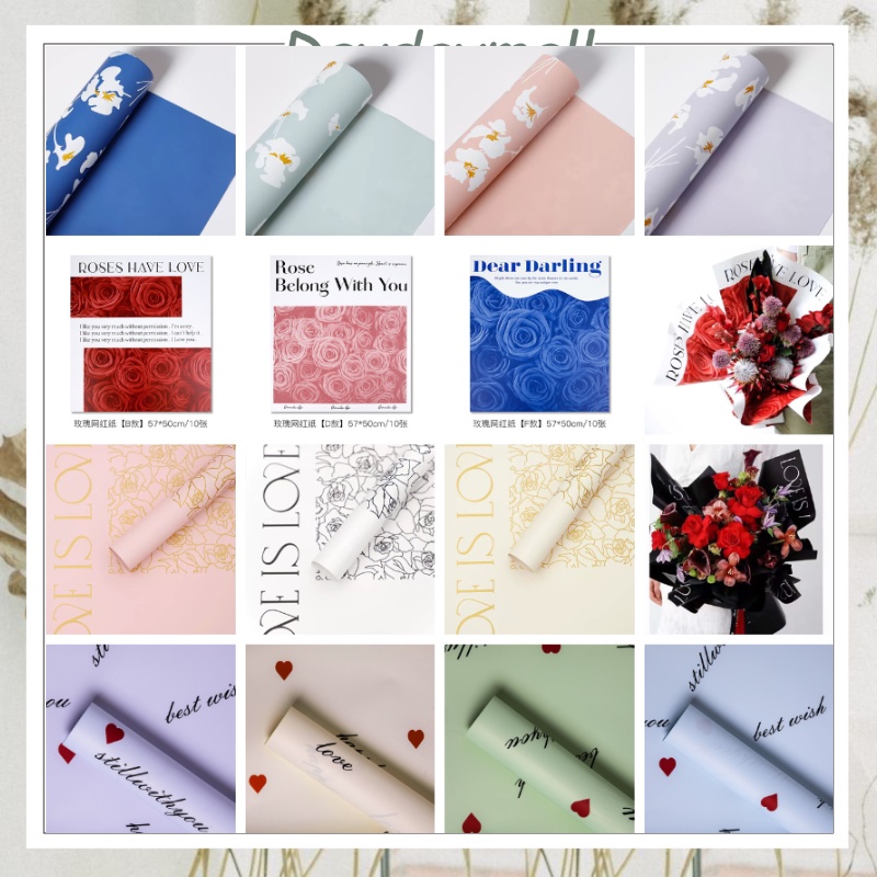 Jual Kertas Bunga Cellophane Paper Flower Wrap Termurah Untuk Buket ...