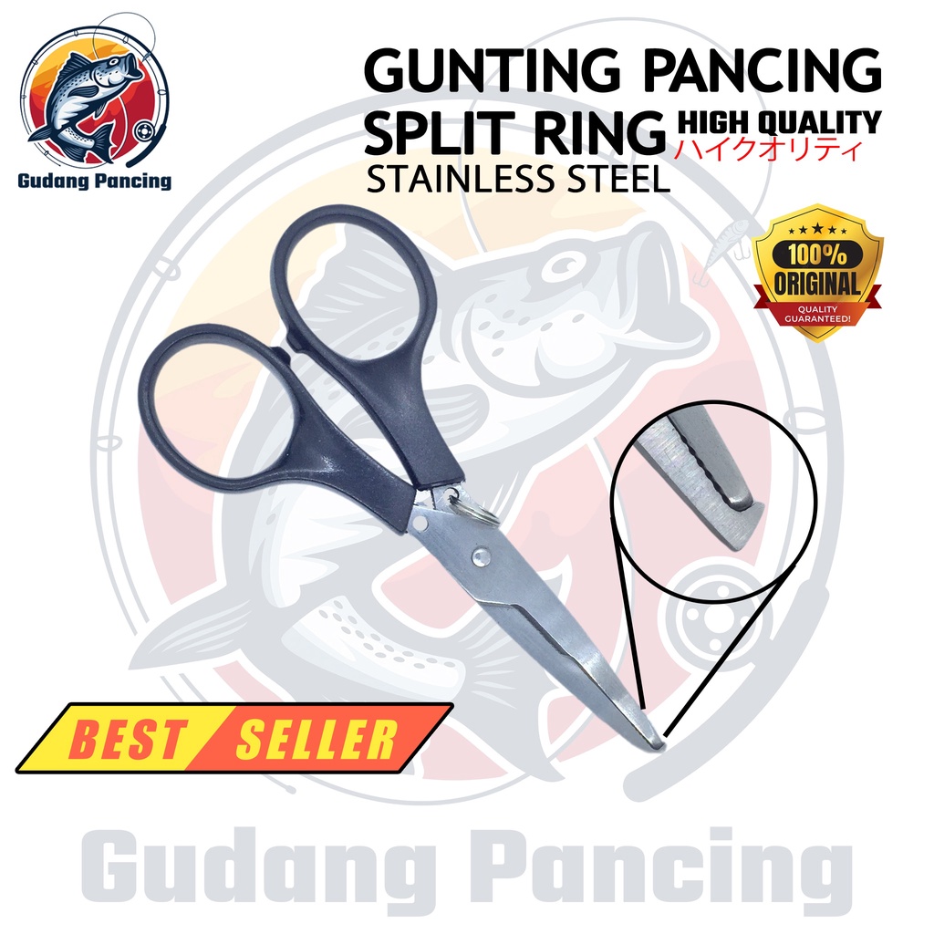 Jual Gunting Pancing Split Ring Multifungsi Kecil Ringan Bahan ...
