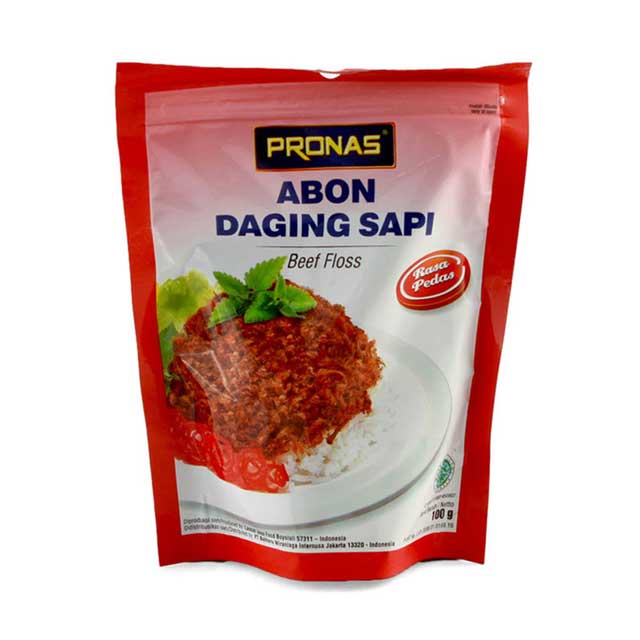 Jual PRONAS ABON DAGING SAPI PEDAS 100 G | Shopee Indonesia