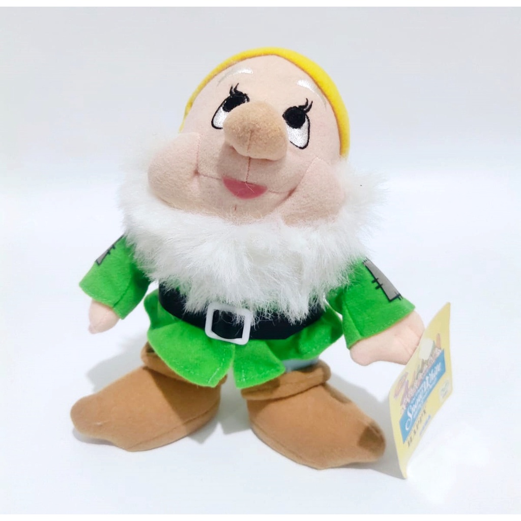 Jual Boneka Happy Dwarf Seven Dwarfs Snow White Original Disney Plush ...
