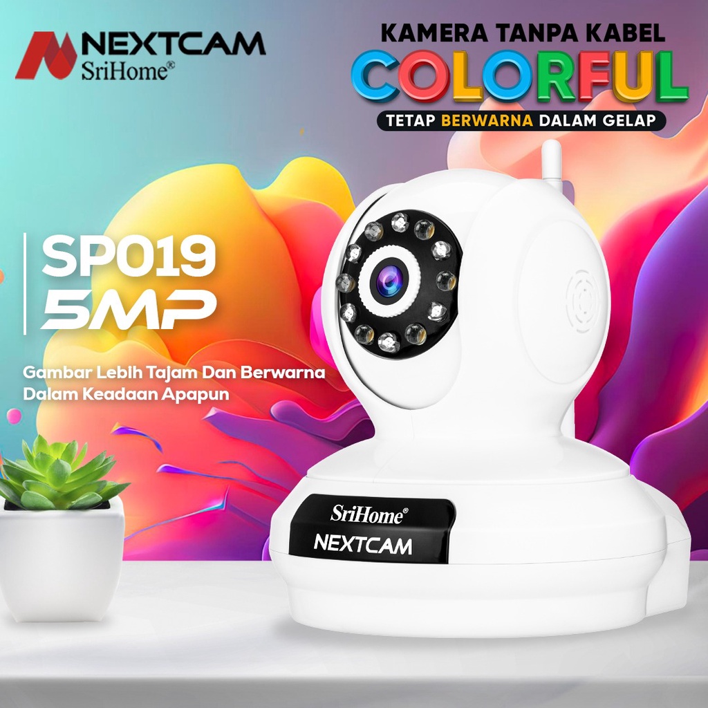 Jual Nextcam Srihome Smart PTZ Ipcamera Kamera cctv Wifi Wireless ...