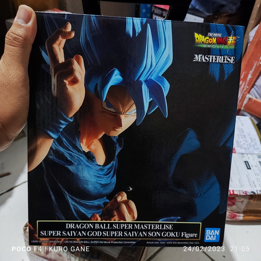Jual Original figure dragon ball super masterlise. super saiyan god ...