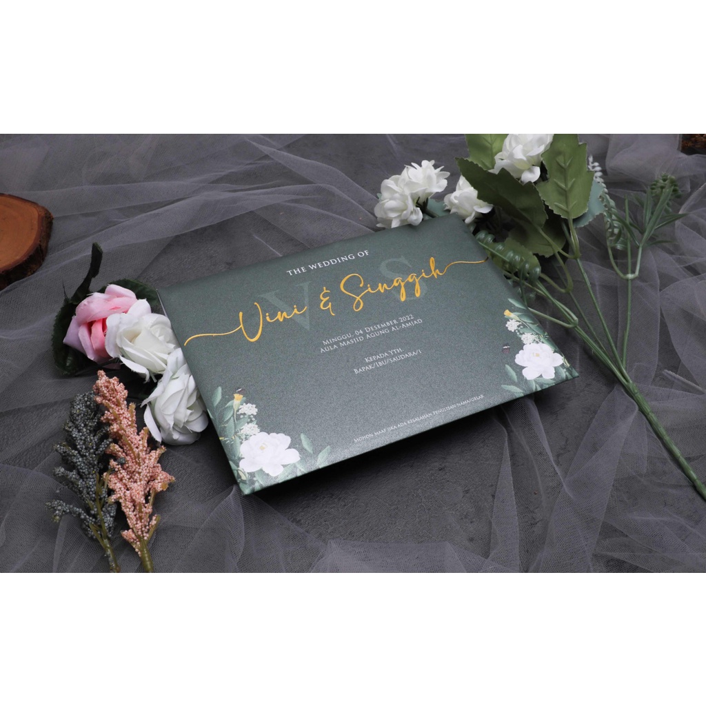 Jual Undangan Pernikahan Hard Cover Elegant | Shopee Indonesia