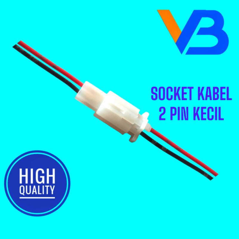 Jual Socket Kabel 2 Pin Kecil Socket Kabel Motor Soket Kabel 2 Pin ...