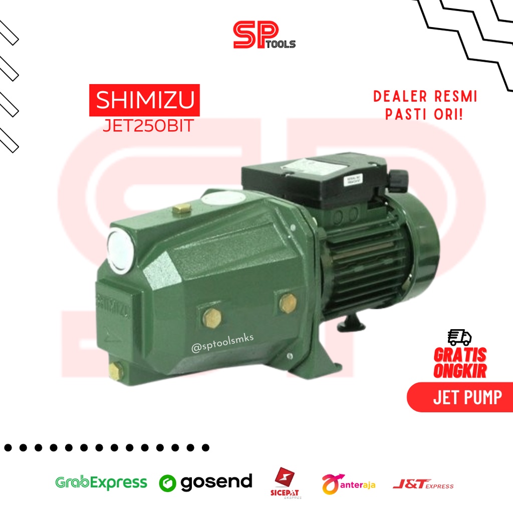 Jual POMPA AIR SEMI JET PUMP NON AUTO SHIMIZU JET250BIT / JET250 / JET-250 | Shopee Indonesia