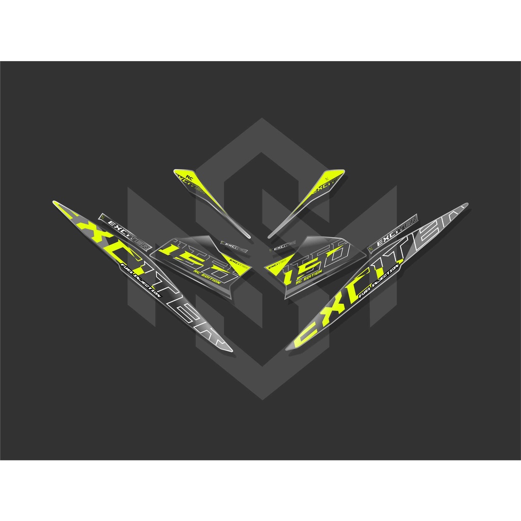Jual Stiker Striping Decal Transparan Motor MX KING - Sticker Motor ...
