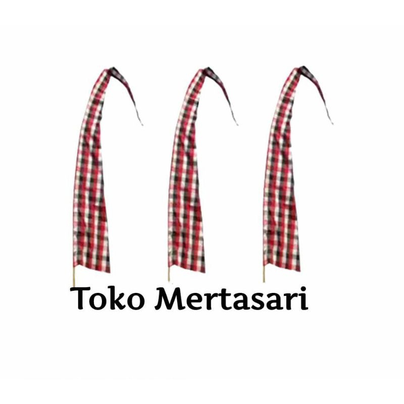 Jual bendera umbul umbul bali poleng 3 m | Shopee Indonesia