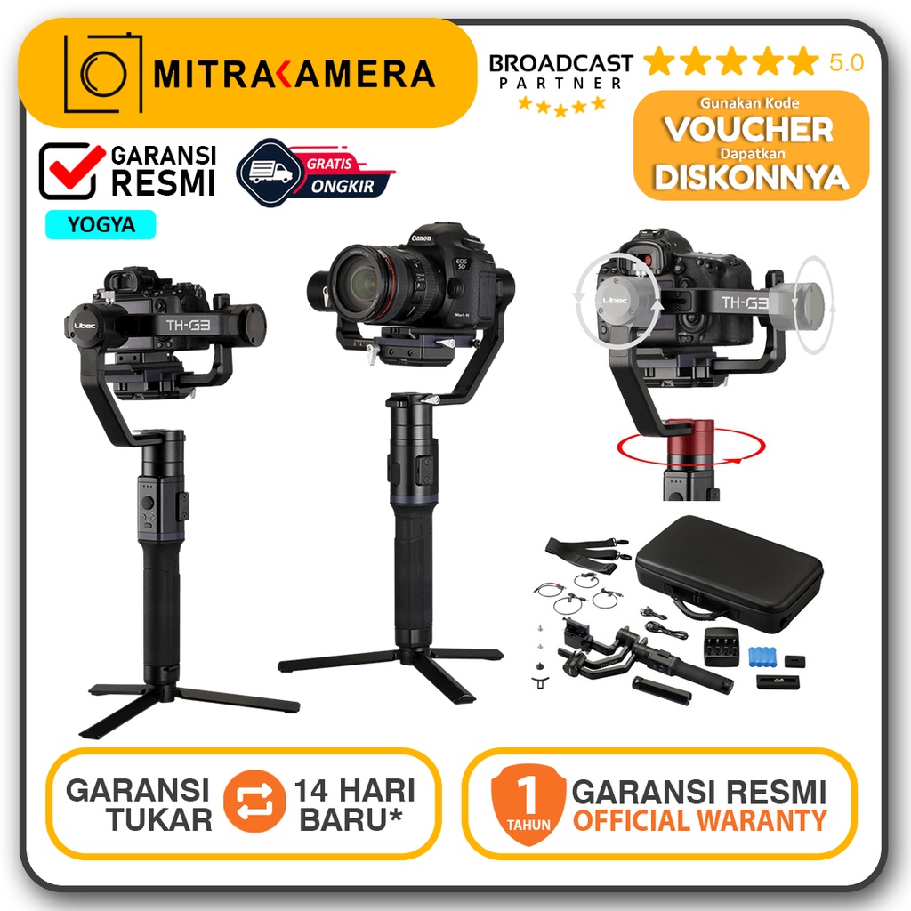 Jual Libec TH-G3 Multi-Action Gimbal Garansi Resmi | Shopee Indonesia
