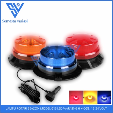 Jual LAMPU ROTARI BEACON ROTARY BLITZ MODEL 015 ROTARI LED WARNING 6 ...