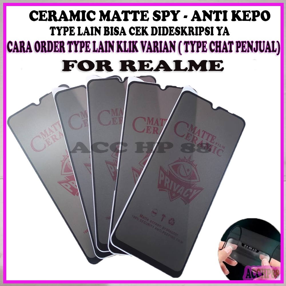 Jual ANTIGORES MATTE SPY REALME C30 C30S C31 C35 9 9i 9PRO+ C20 C21 C21Y C25Y C25S C25 C112021 ...
