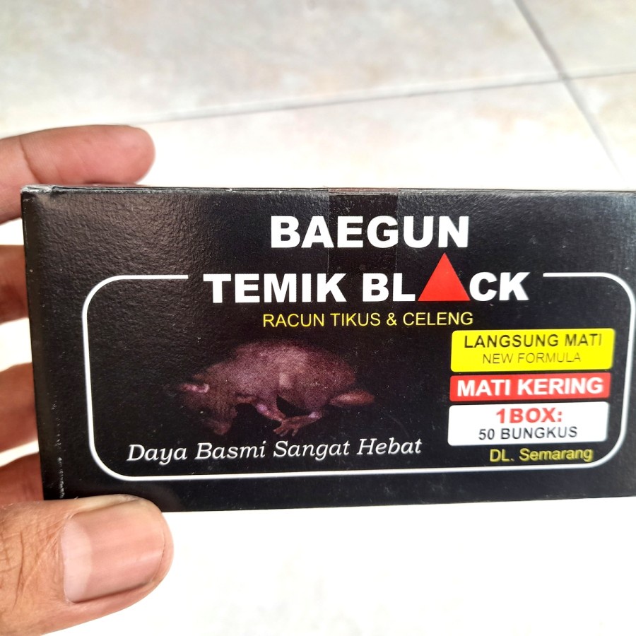 Jual RACUN TIKUS DAN BABI HUTAN TEMIX BLACK BAEGUN 1 BOX ISI 50 PCS ...