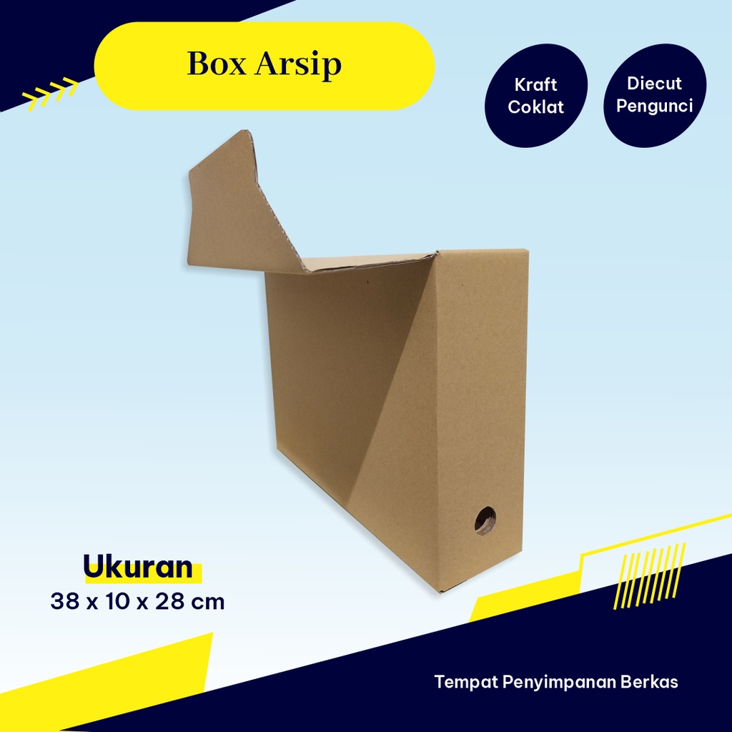 Jual BOX ARSIP/BOX DOKUMEN Ukuran 38 x 10 x 28 cm - BISA CUSTOM DESAIN ...