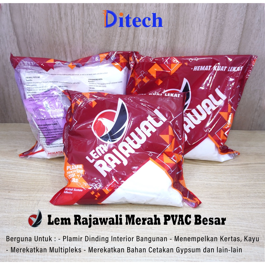 Jual Lem Rajawali Putih 1 Kg / Rajawali PVAC Perekat Serbaguna / Lem ...