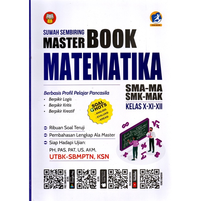 Jual Buku MASTER BOOK MATEMATIKA SMA-MA / SMK-MAK KLS X-XI-XII REVISI ...