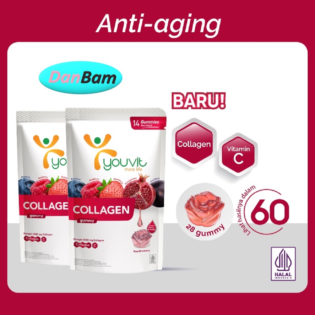 Jual Youvit Collagen 14 Hari dengan VERISOL®️ Bioactive Collagen ...