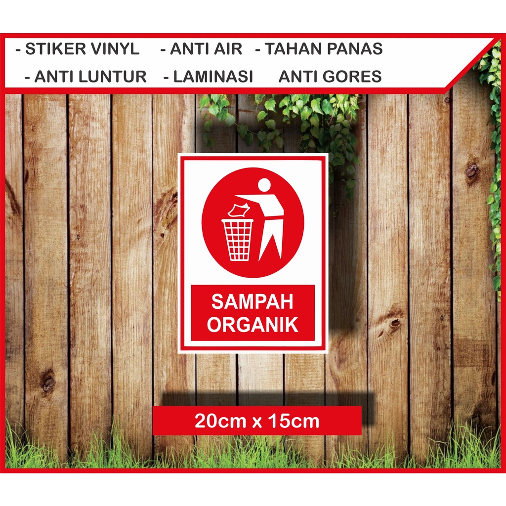 Jual STIKER SAMPAH ORGANIK | Shopee Indonesia