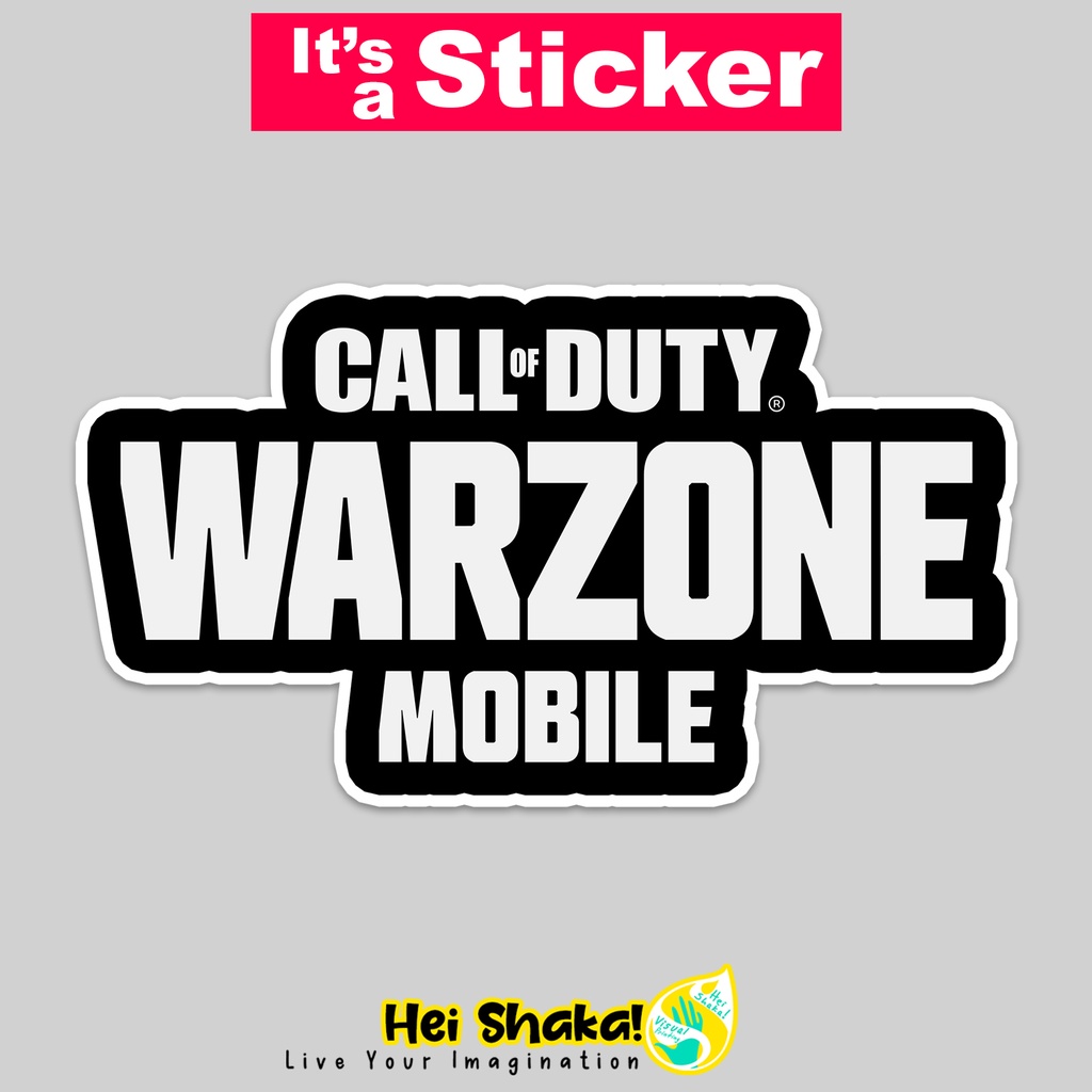 Jual Stiker COD Call of Duty Warzone Mobile Sticker Gamer Tempelan ...